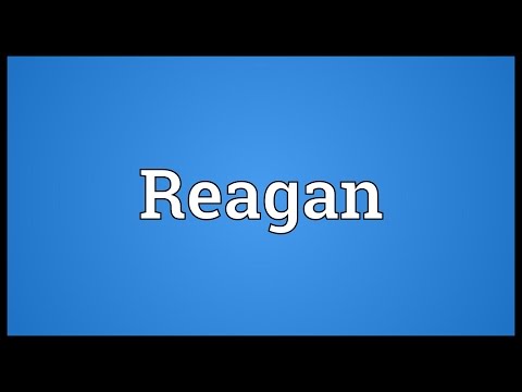 Reagan Meaning