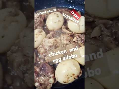 #chicken and #eggs #adobo with oistersauce#japansoysauce#adoborecipe #shortviralvideos