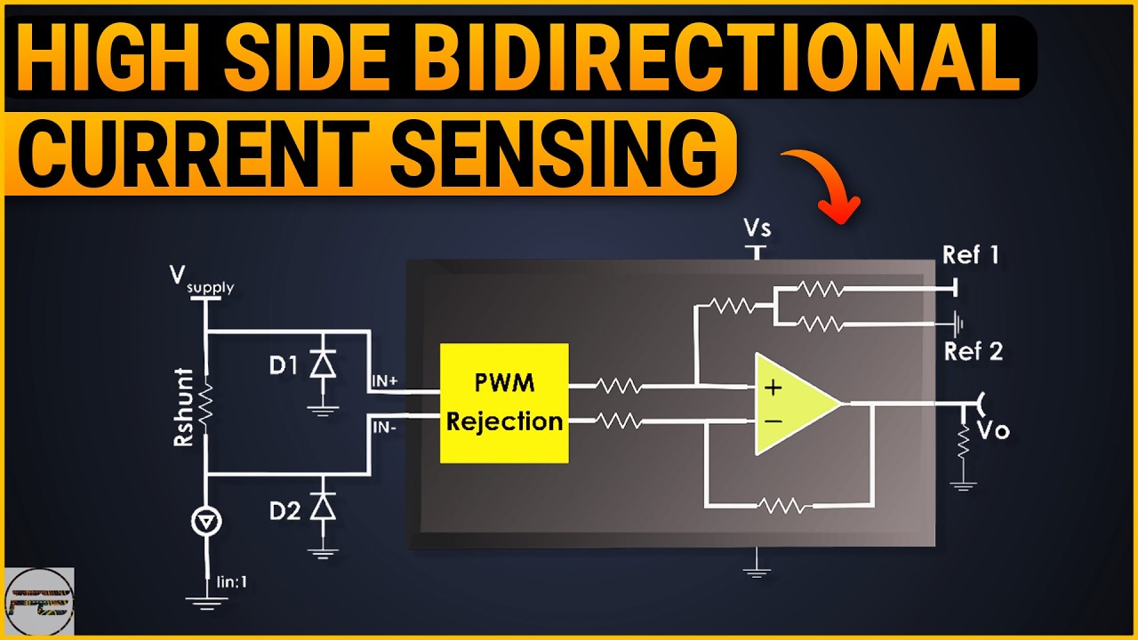 Understanding High-Side Bidirectional Current Sensing Circuit using Opamp