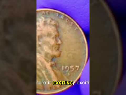 1957 Wheat Penny Worth Thousands? | Rare Coin Find! 🪙 #Shorts #coins #numismatics #coincollecting