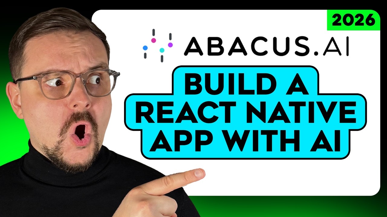 Abacus AI Tutorial - 2026 | How to Build a React Native App with Deep Agent