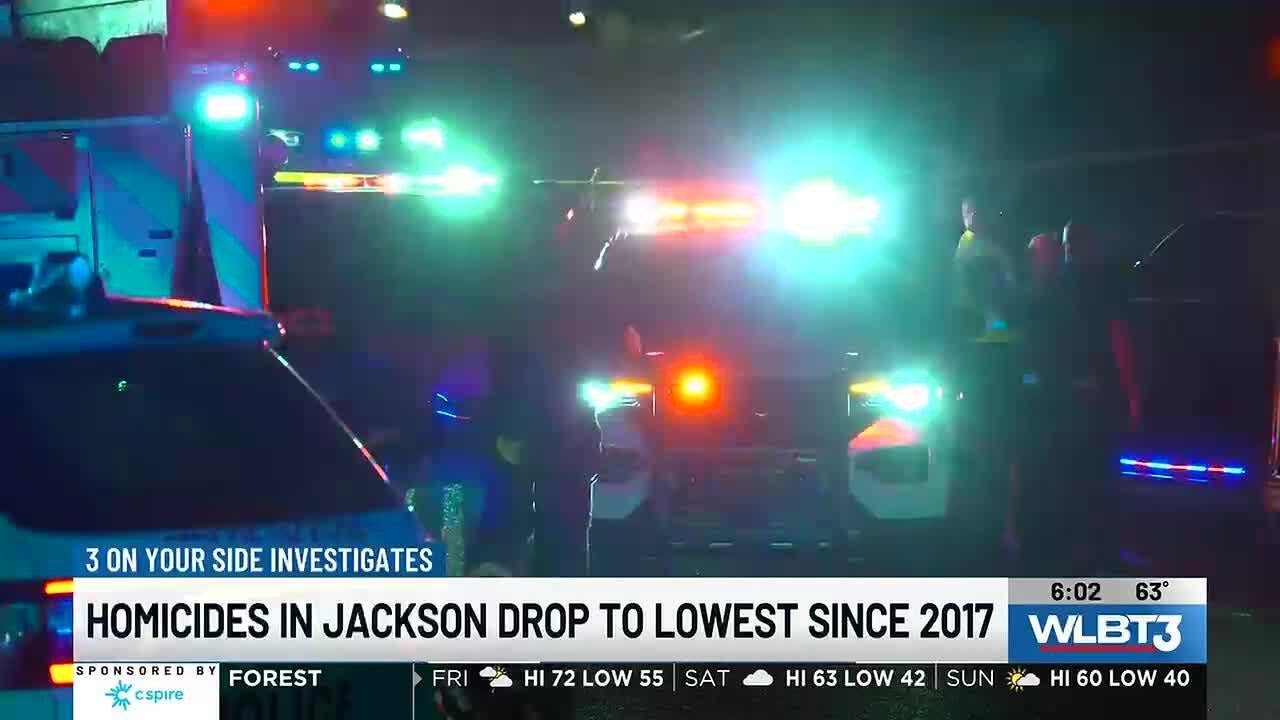 Homicides in Jackson drop to lowest since 2017