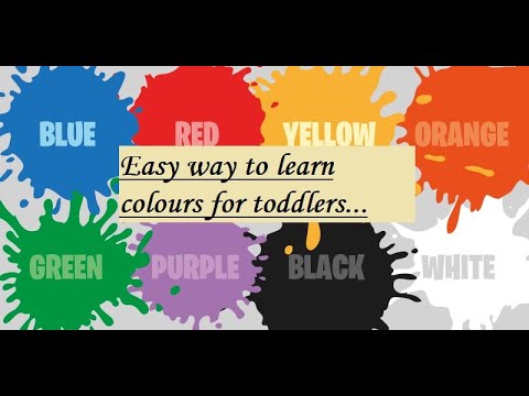 Colour name | colours | Name of the colours | color name for kids | learning video for kids |