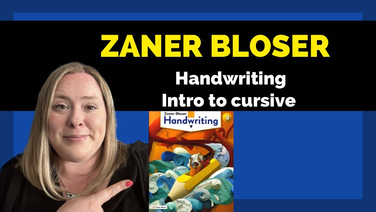 Zaner Bloser Handwriting Flip through! Grade 3 Intro to Cursive!