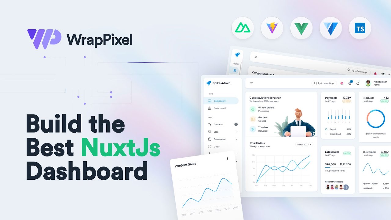 How to Get Started with our NuxtJs Template? | WrapPixel's NuxtJs Template