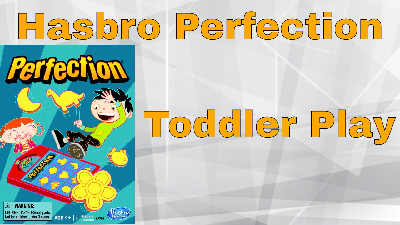 Hasbro Perfection Game | Toddler Play