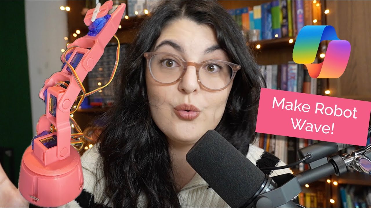 Using LLMs to write microcontroller code (AI runs robot arm)