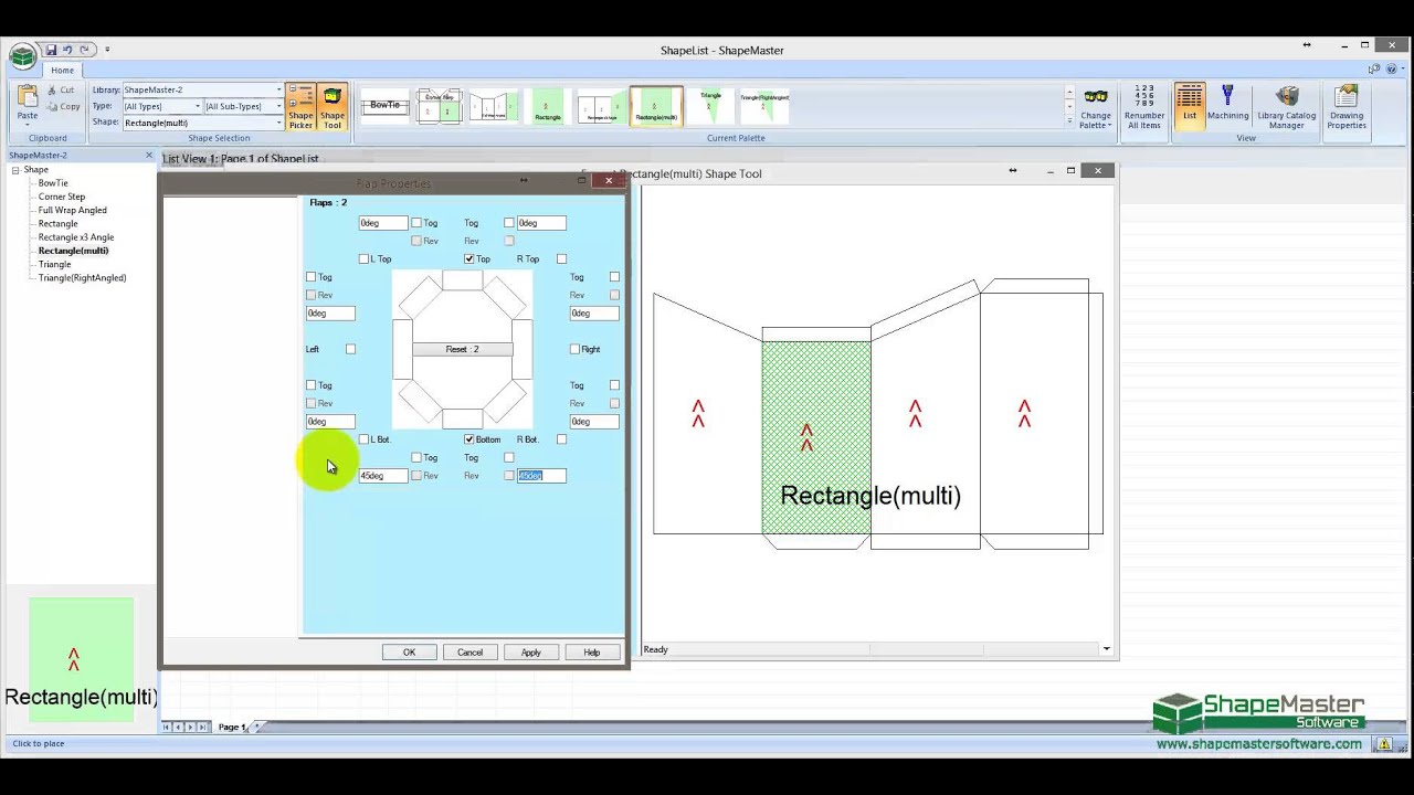 ShapeMaster Software Full Demo
