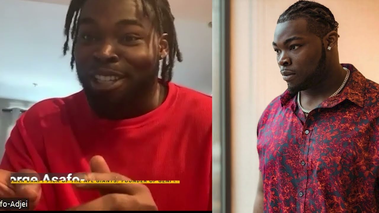 George Asafo-Adjei former OT of NY Giants, Groov Club CEO joins Alan & Aaron Sports Talk Radio Show!