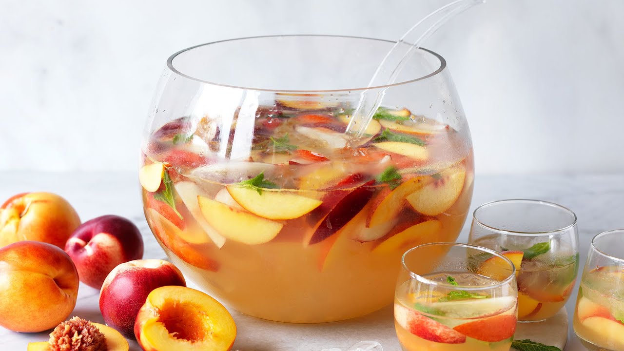 Nectarine Mocktail Punch Recipe | myfoodbook