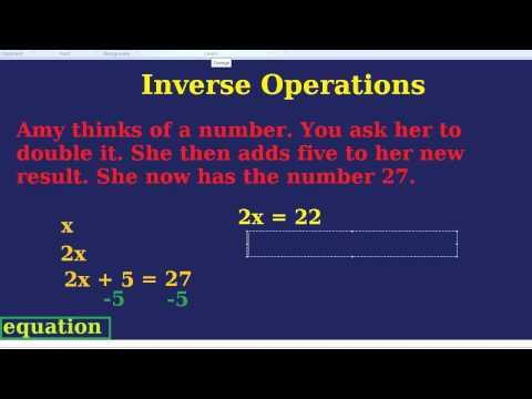 Inverse Operations