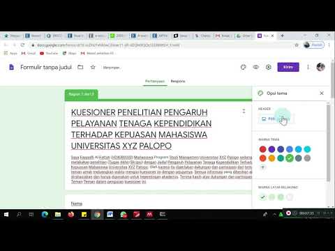 CARA MEMBUAT KUESIONER DI GOOGLE FORM (SOLUSI MENELITI DI MASA COVID-19)