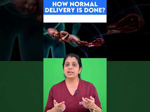 How normal delivery is done?