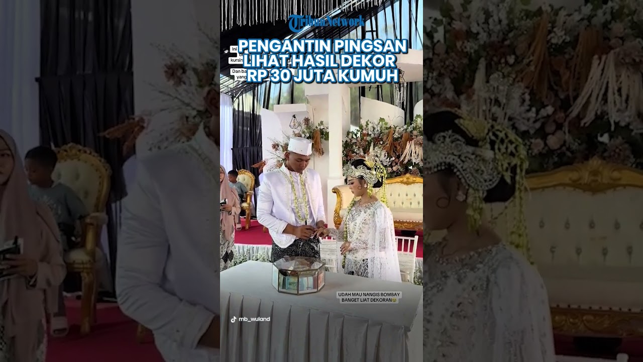 KISAH PILU! Pengantin Wanita Pingsan di Hari Pernikahan, Syok Lihat Dekorasi Tak Layak Rp 30 Juta