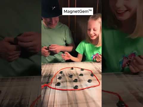 18pcs Magnetic Chess Game, Fun Table Top Magnet Game With String, Magnetic