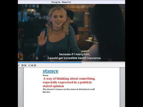 Stance - Meaning, Pronunciation, Usage | Learn English with TV Shows & Movies