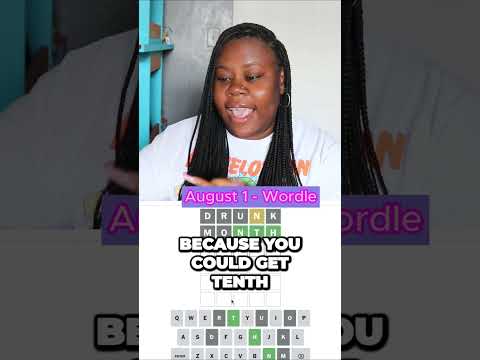 WORDLE AUGUST 1ST | The Ultimate Word Puzzle What Comes Before NTH #wordle #viral #shorts #trending