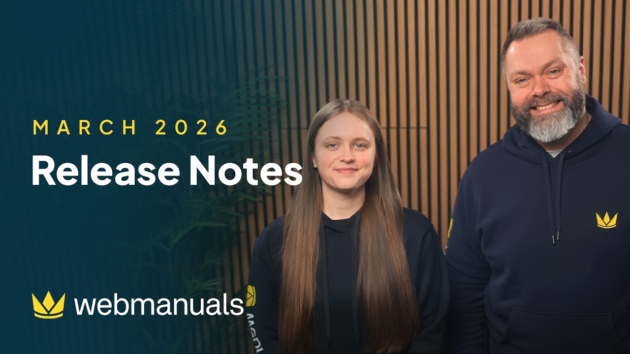 Release Notes - March 2026 | Web Manuals - Document Management System