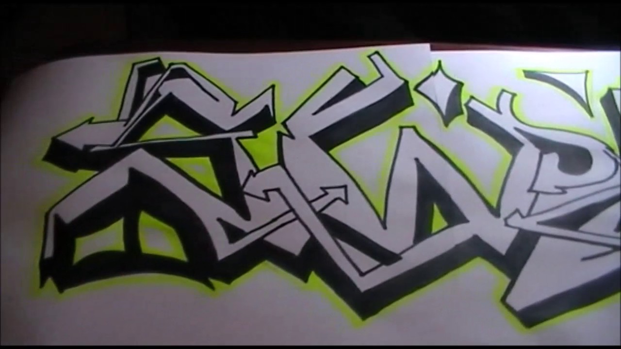 how to draw a graffiti (swag)