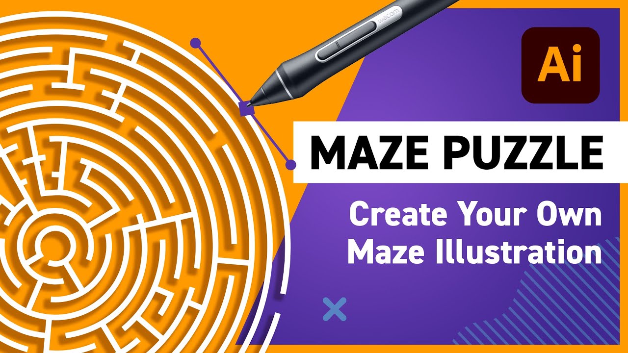 How to Draw a Maze Puzzle in Illustrator