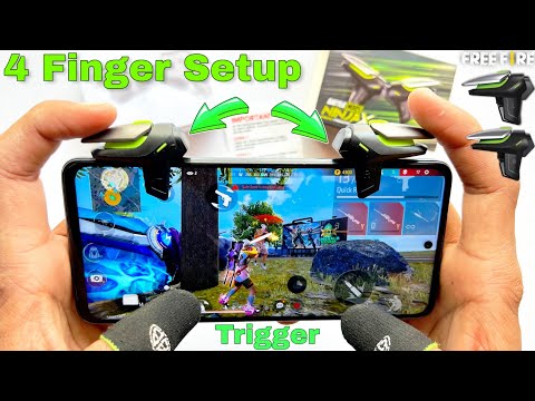Gaming trigger unboxing and gaming play mobile games like 4 fingers spinbot gaming trigger