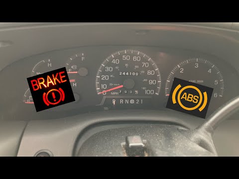 ABS and Brake light on?