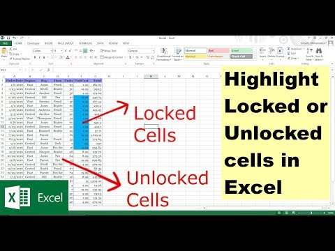Highlight Locked or Unlocked Cells in Excel using Conditional Formatting