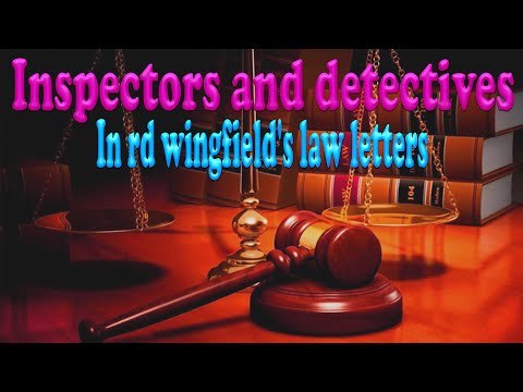 Inspectors and detectives in rd wingfield's law letters|| BBC Radio Drama#bbc