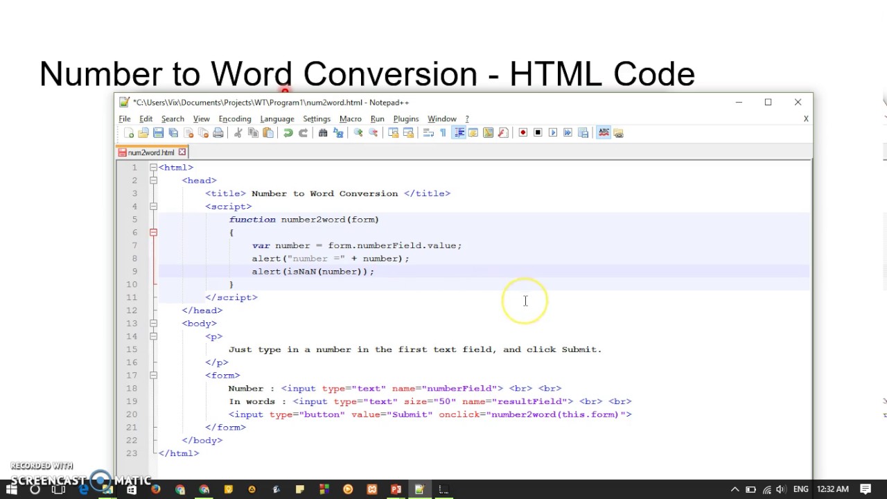 WT Lab - Program 1 : Part 3