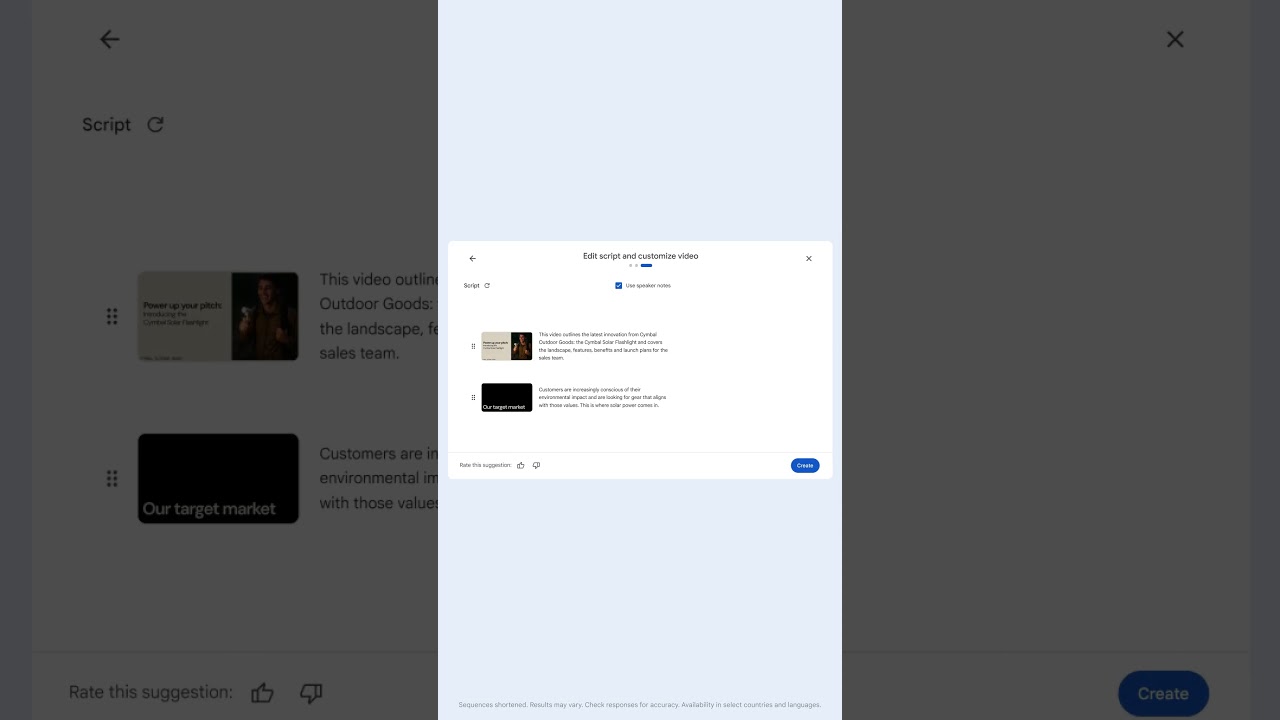 Transform Slides into videos