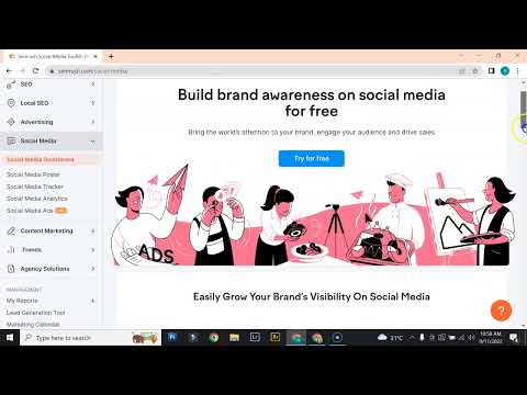 Social Media Dashboard By SEMRUSH | SEMRUSH Tutorials