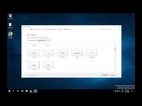 How to Add a Language on Windows Server 2016 - Install New Language Packs