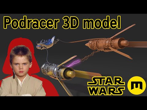 ⭐ Anakin Skywalker's Podracer・ 3D File for ・Cults