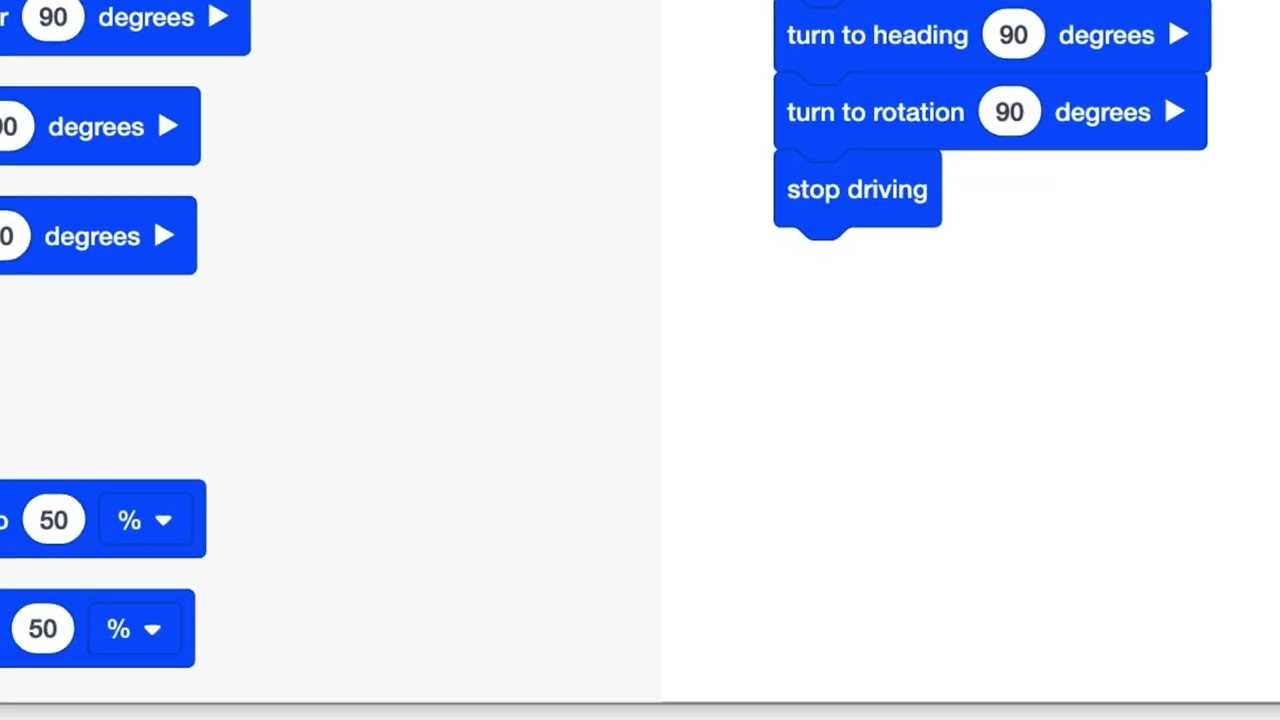 4-H Robotics Essentials/Vex Drivetrain Blocks