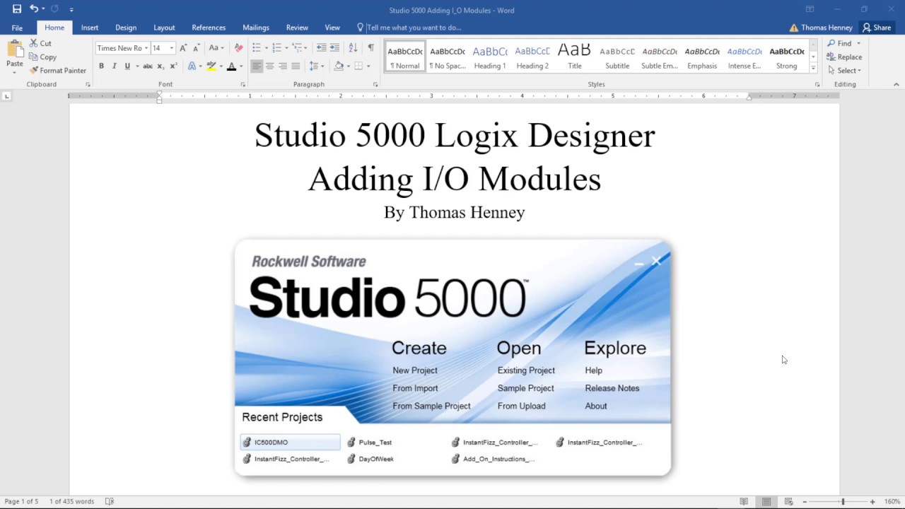 2. Adding I O Modules