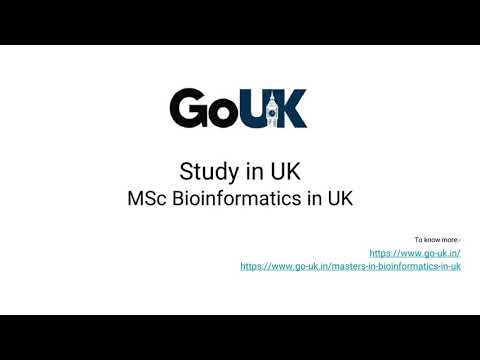 MSc Bioinformatics in UK