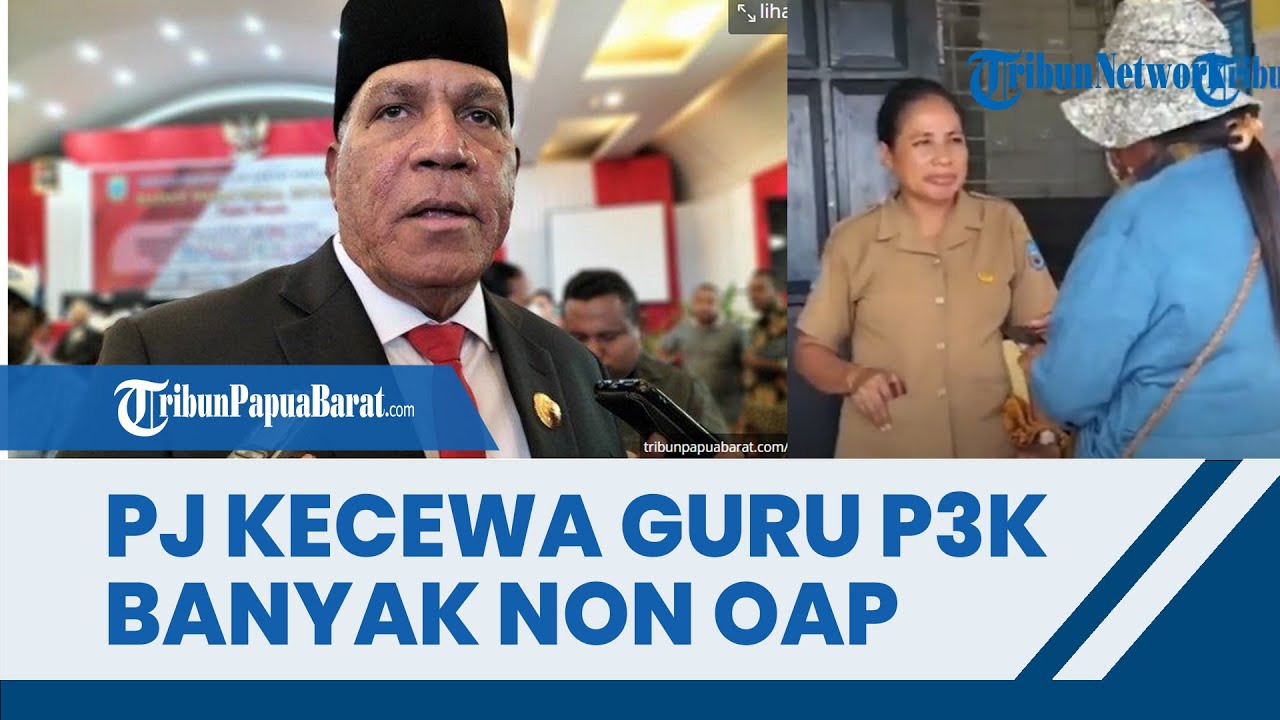 Paulus Waterpauw Kecewa 643 SK Guru SMA dan SMK P3K di Papua Didominasi oleh Non OAP - Tribun Video