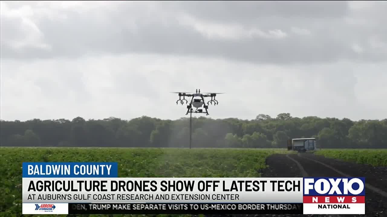 Agriculture drones show off latest tech at Auburn's Gulf Coast Research and Extension Center