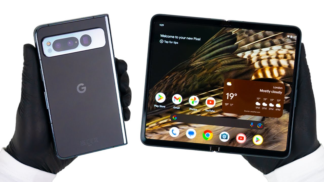 Google Pixel Fold Aesthetic Unboxing - ASMR