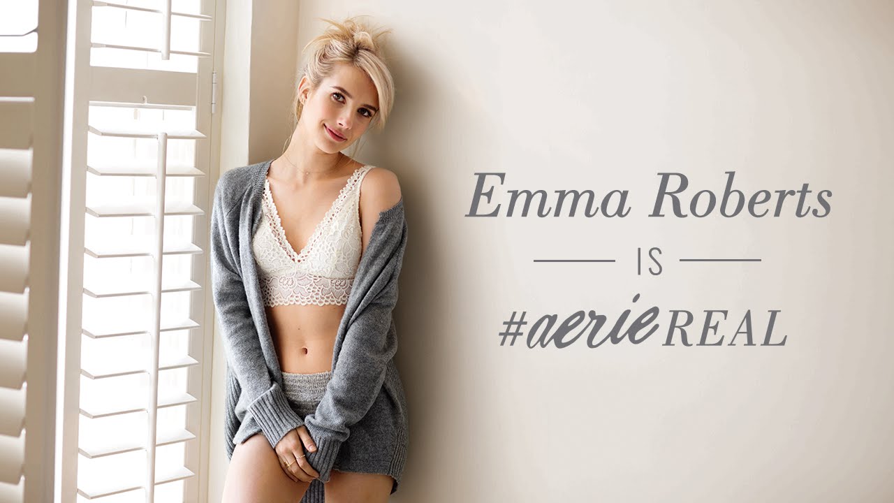 Emma Roberts is #AerieREAL