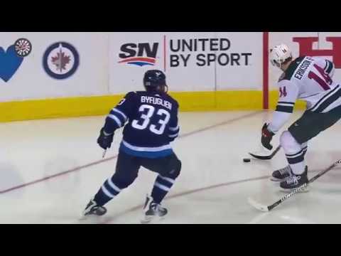 Byfuglien tacklar omkull Eriksson Ek