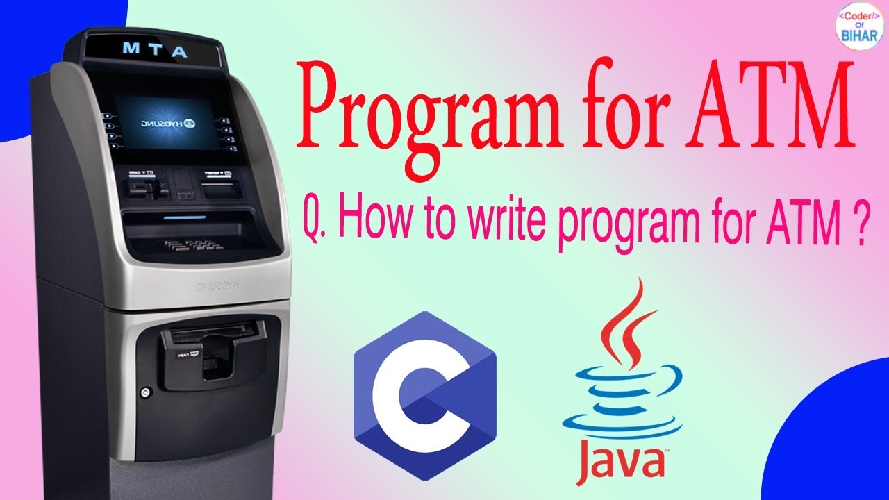 ATM c program with source code how to create a simple atm machine in c programming #cprogramming