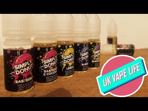 GO NUTS FOR DONUTS! | Simply Donuts E-Liquid review (5 FLAVOURS!)