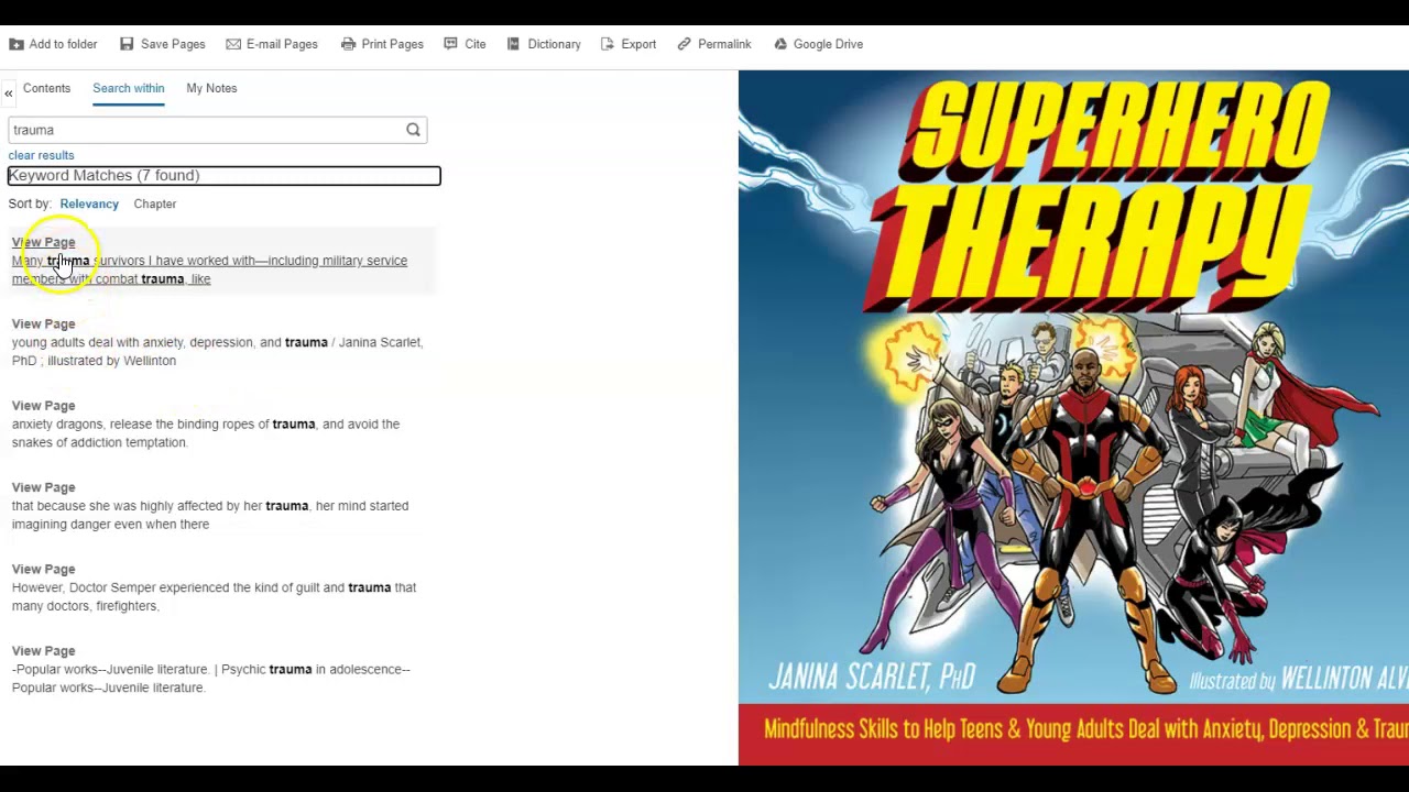 Ebook database walkthrough