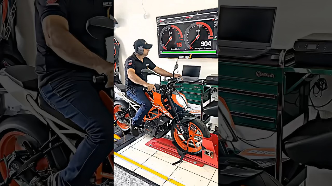 Duke 390 Dyno Test #shorts #duke390 #ktmduke #short