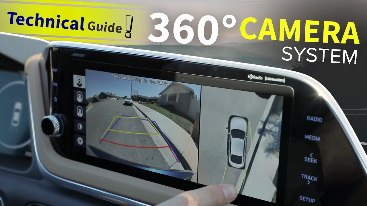 How a Car’s 360° Camera System Works | Bird's Eye View | Surround View Monitor