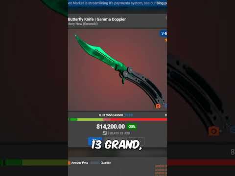 he unboxed a $13,000 knife with xray...
