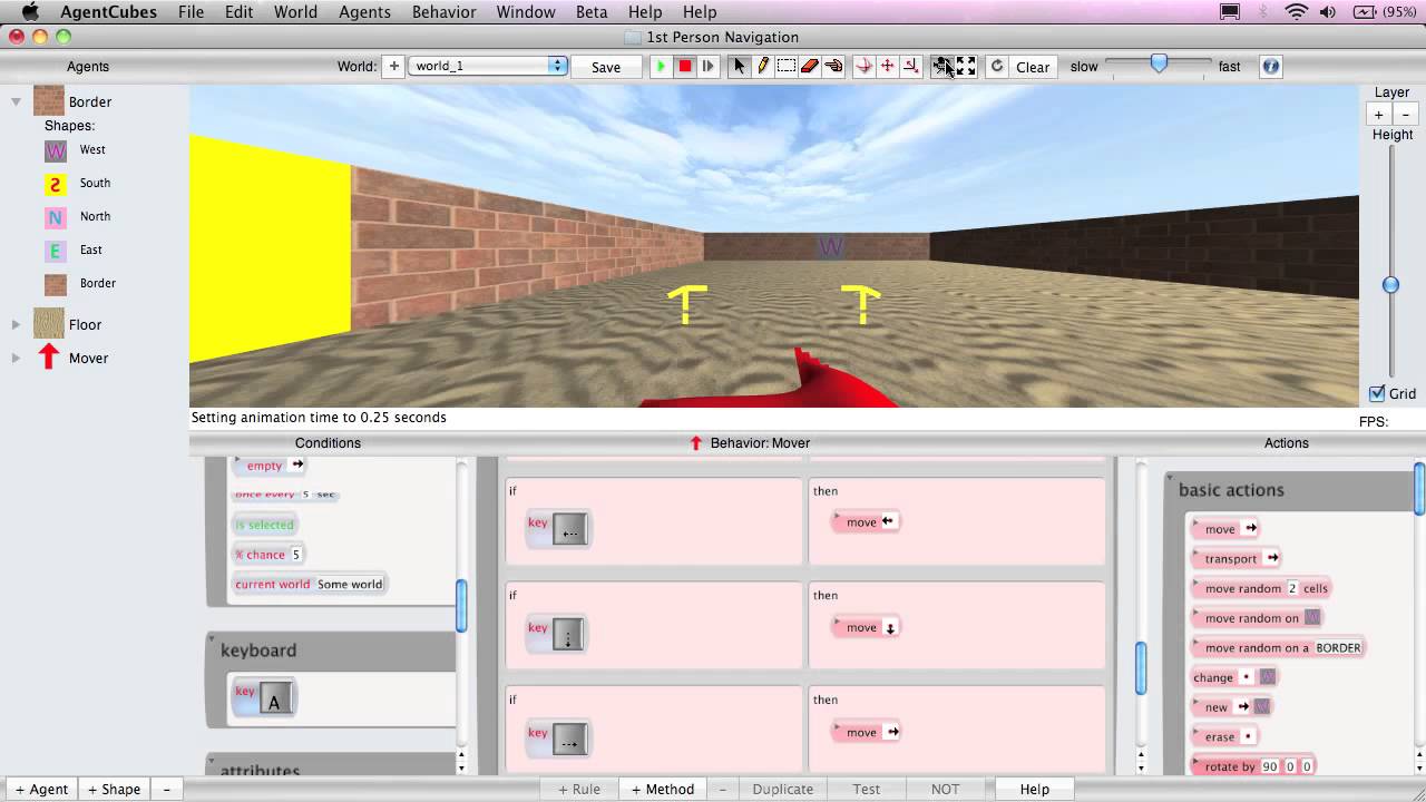 AgentCubes: 1st person navigation -- part 1