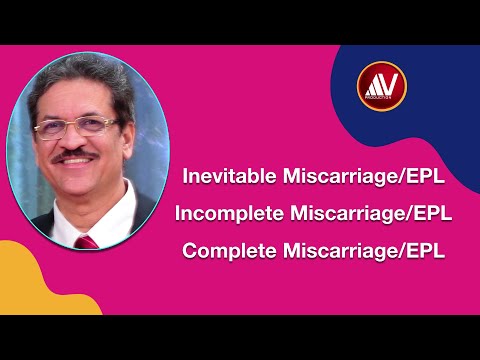 Early Pregnancy Loss: Inevitable, Incomplete and Complete Miscarriage