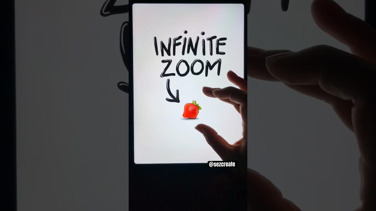 Infinite Zoom ART!!🍓🍓